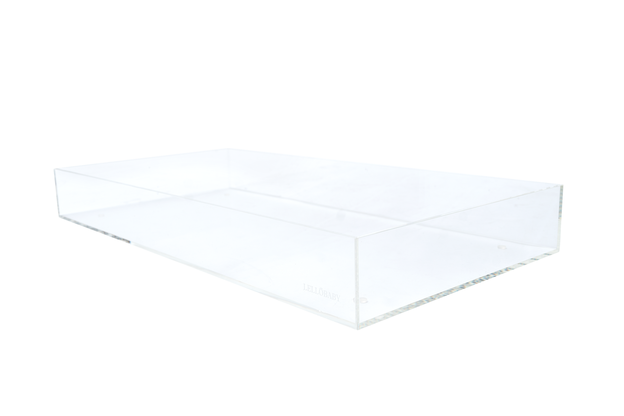 LELLOBABY™ - 6mm Thick Premier Edition Acrylic Diaper Changing Tray
